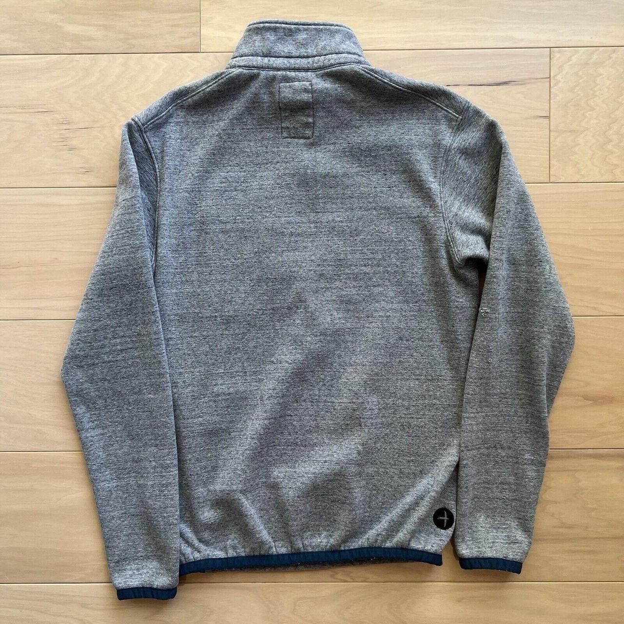 Relwen Micropile Half Zip Small Gray Lightweight... - Depop