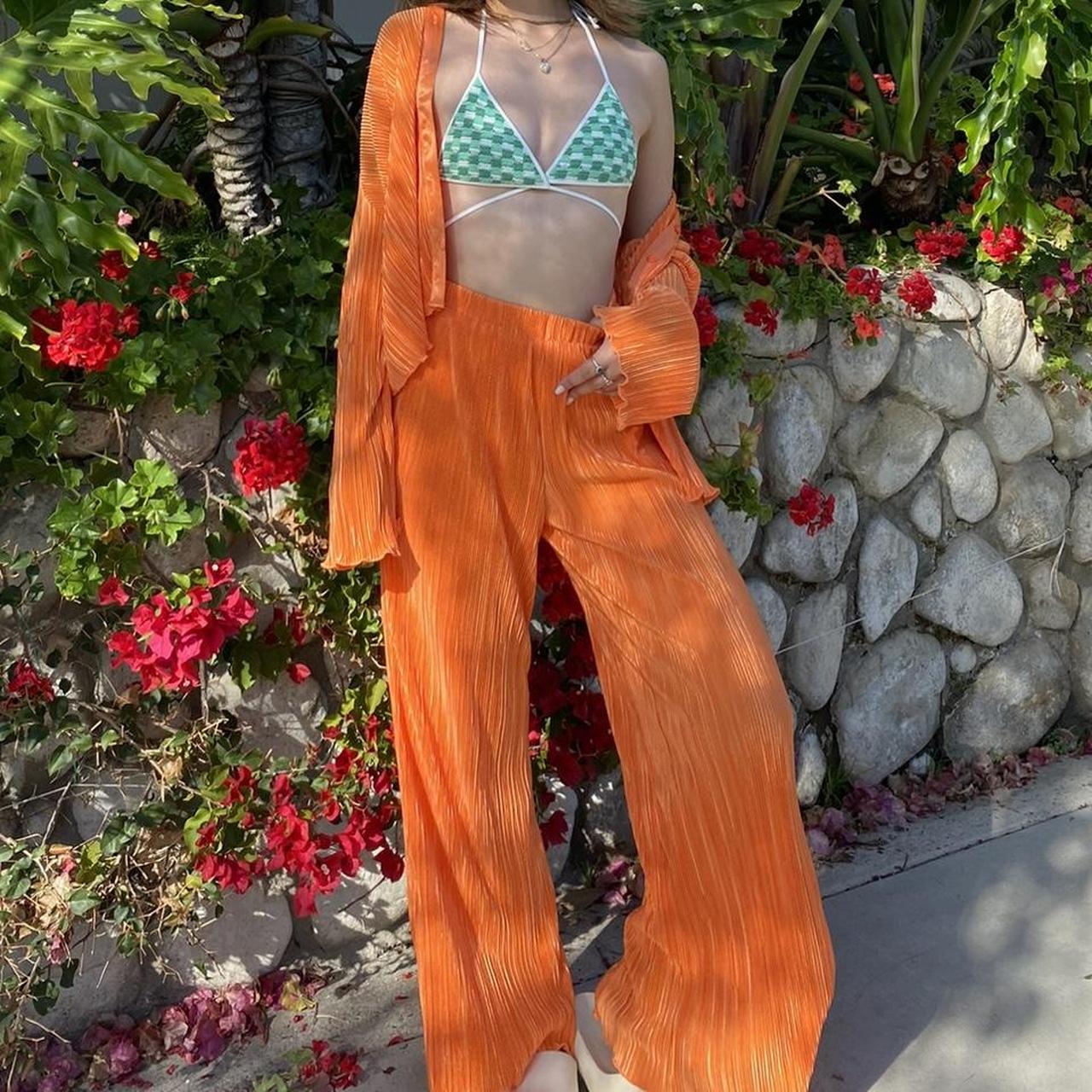 Peppermayo Women's Orange Top | Depop