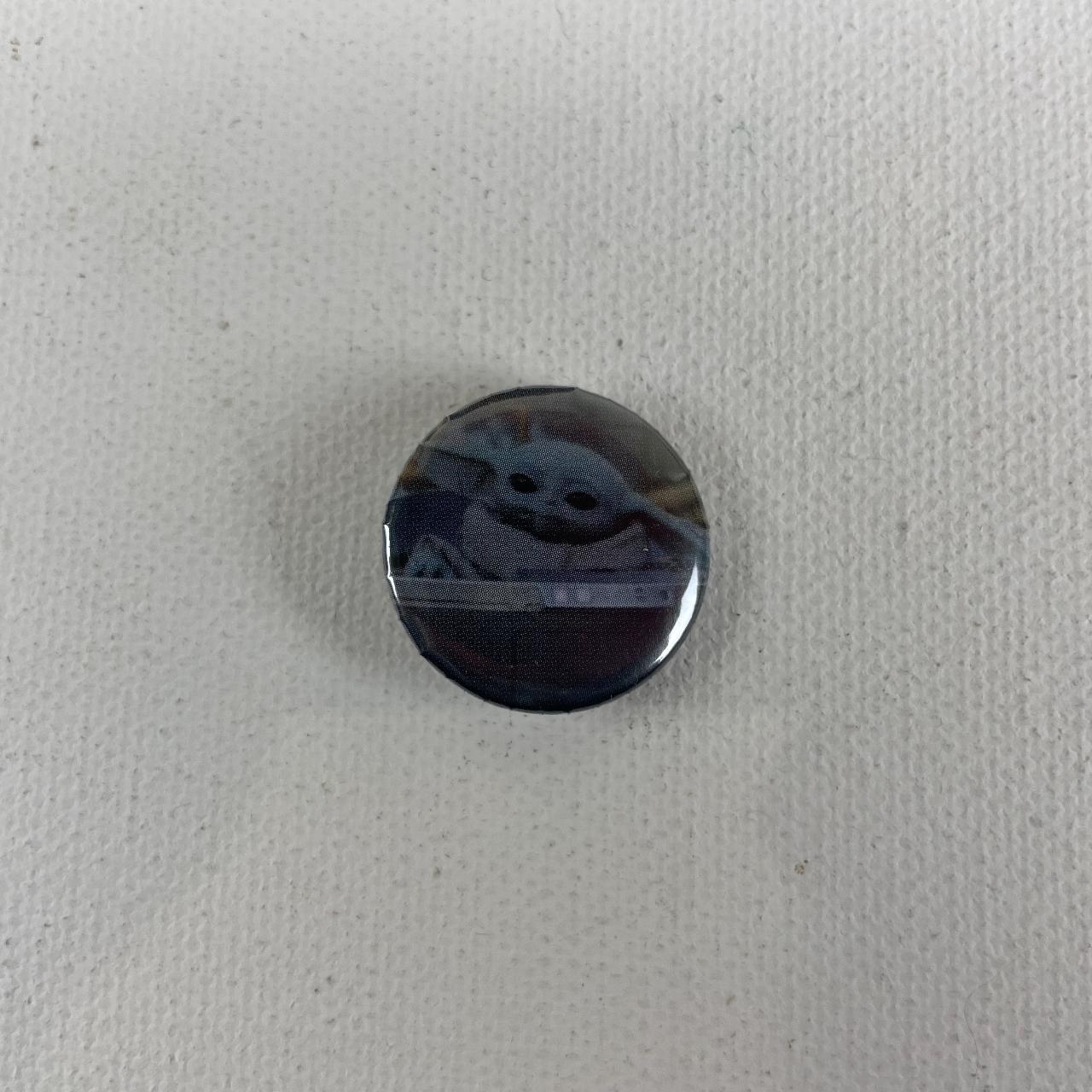 The Mandalorian Grogu Star Wars Pin / Button... - Depop