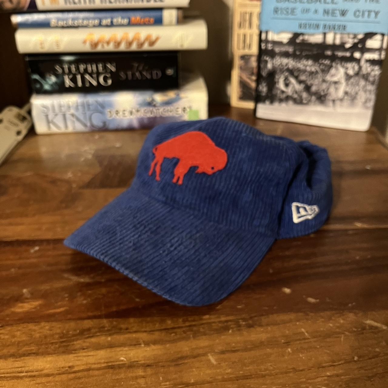 Buffalo Bills New Era corduroy strap back hat. - Depop
