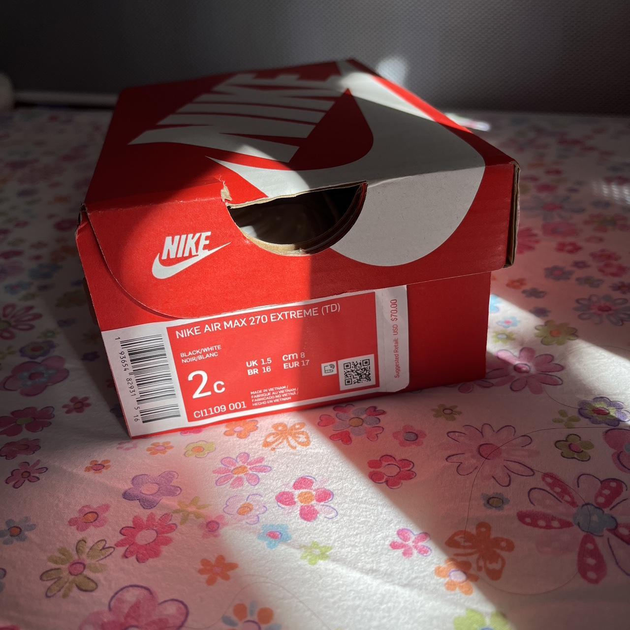 Brand new in box baby Nike crib shoes . Size 2c... - Depop