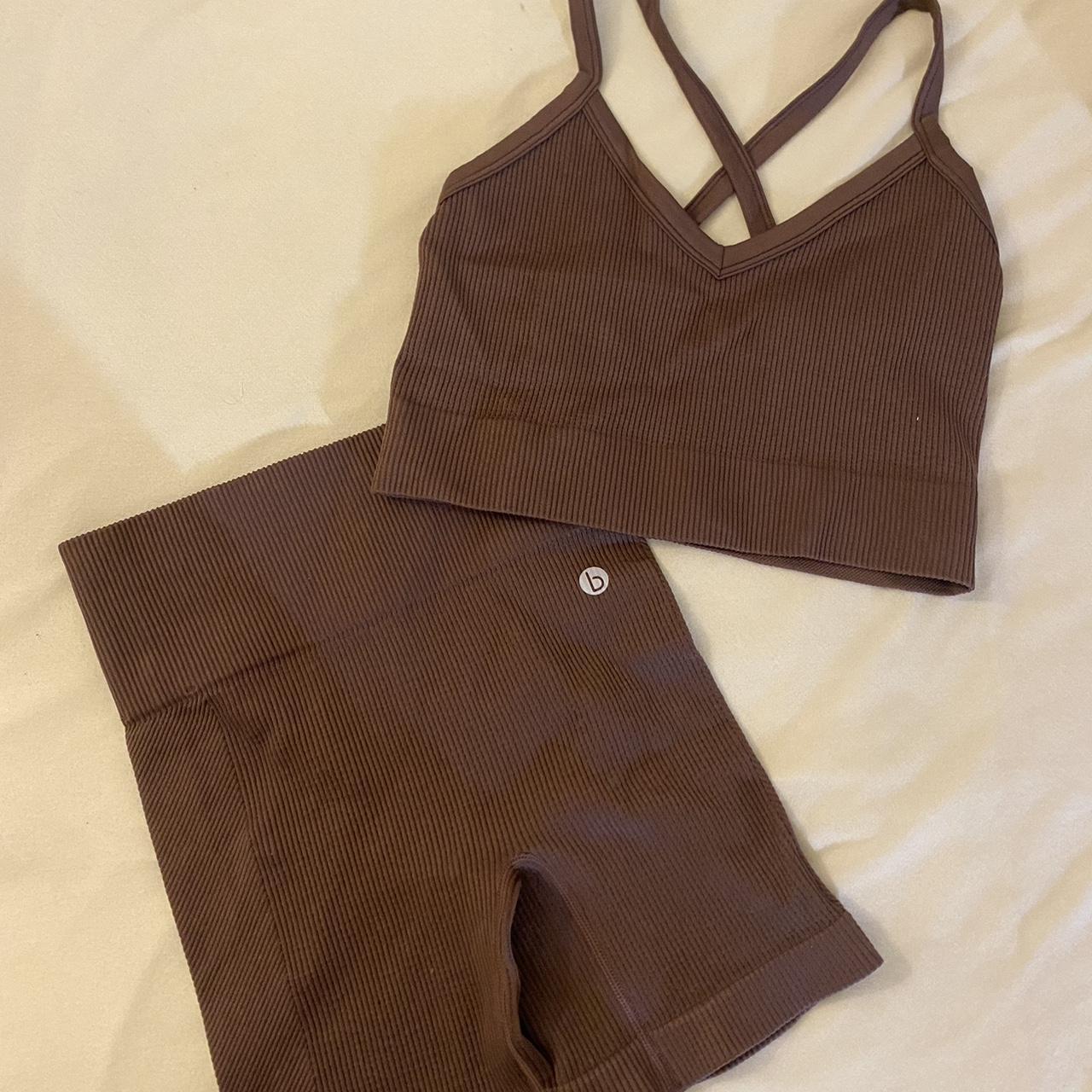 cotton on brown workout set 🤍 never worn & brand new... - Depop