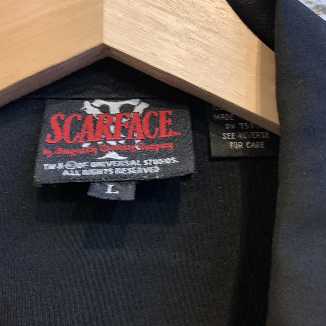 Banger Scarface button up Small stain shown in pics - Depop