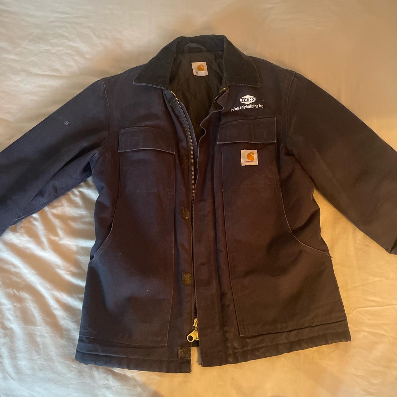 CARHARTT Work Jacket. In good condition, has a small... - Depop