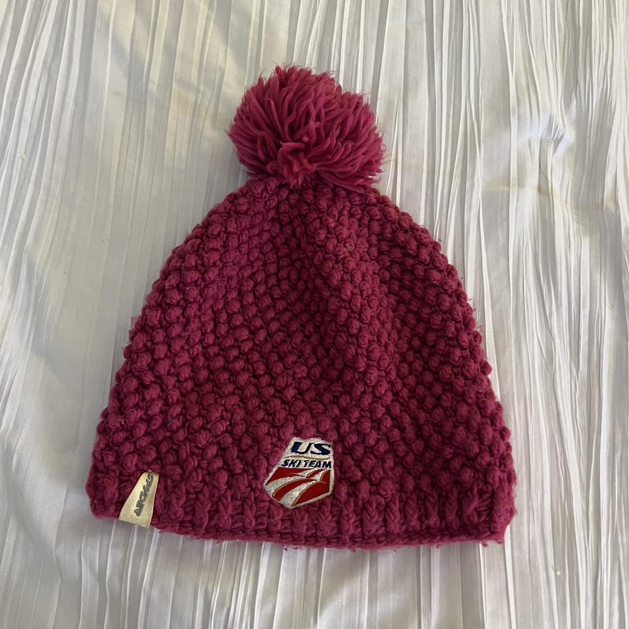pink spyder US Ski Team hat🩷 ️ so cozy and soft.... - Depop