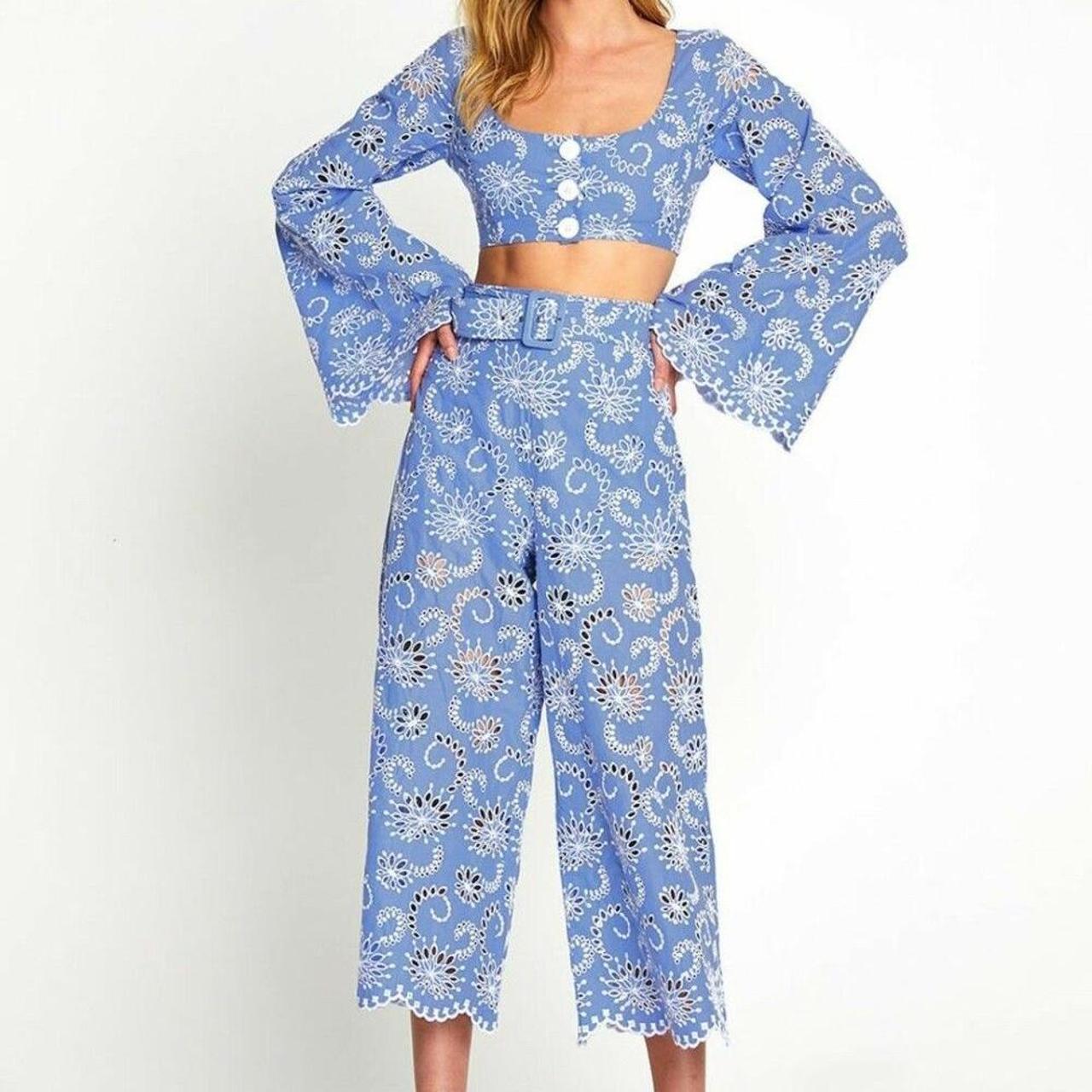 ALICE mccall blue obscurity pants size 4 they can... | Depop