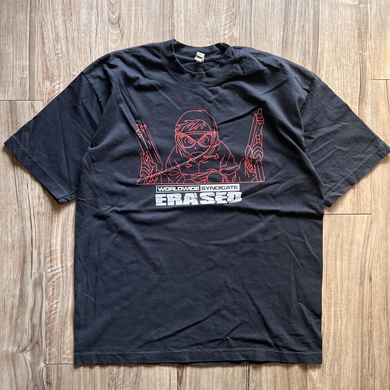 RARE CUSTOMER 1 OF 1 ERASED PROJECT TSHIRT BLACK... | Depop