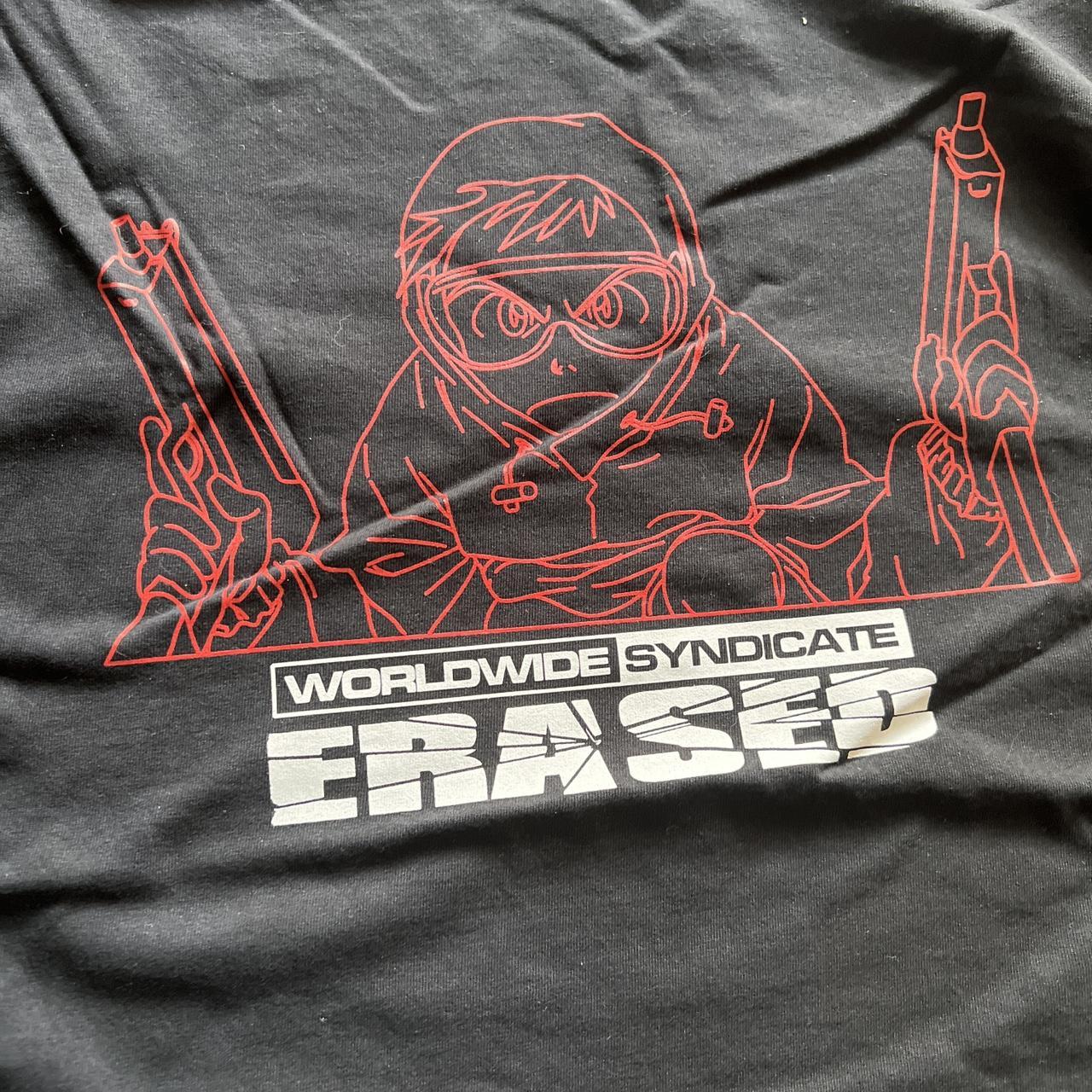 RARE CUSTOMER 1 OF 1 ERASED PROJECT TSHIRT BLACK... | Depop