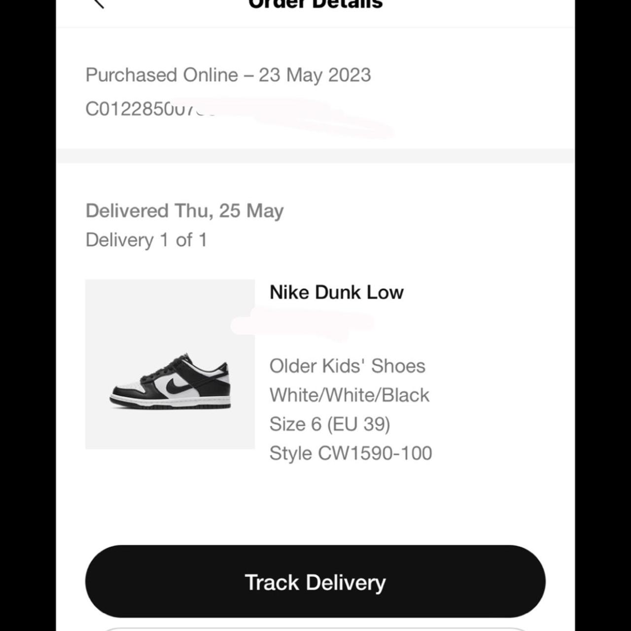 Nike panda dunk low (gs) brand new in box size 6... - Depop