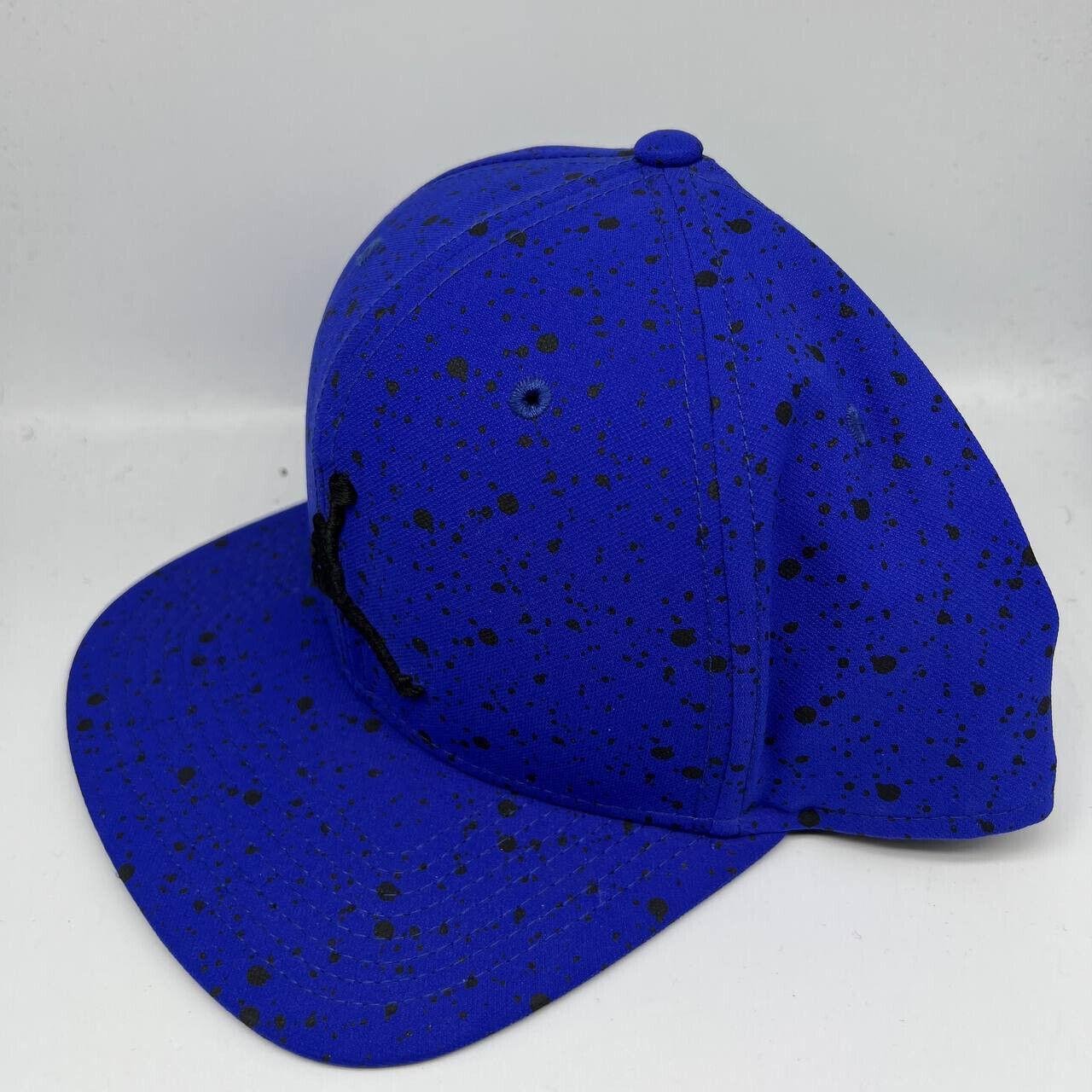 Air Jordan Blue Spot Black Jumpman Hat Snapback Cap... - Depop