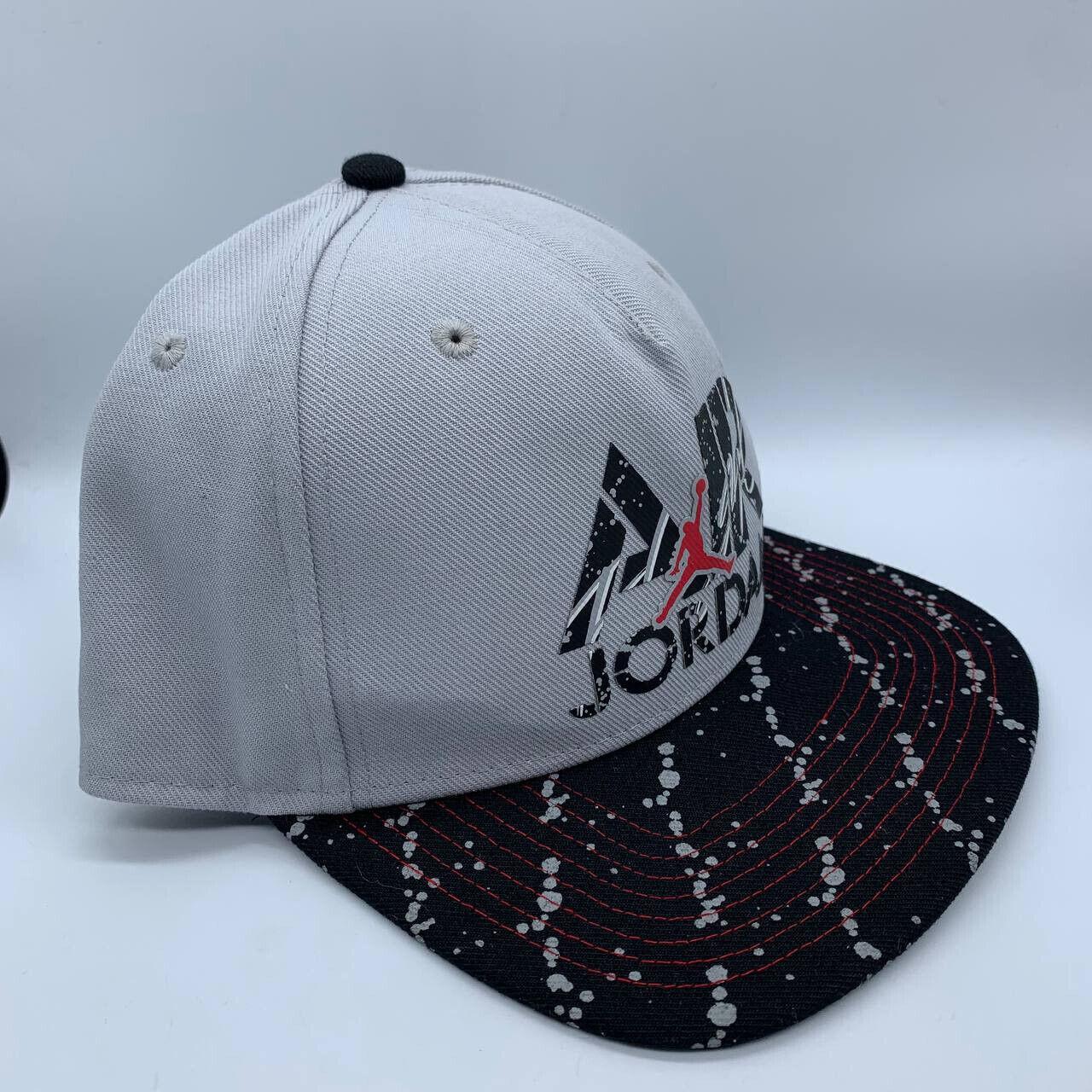 Air Jordan Flight Jumpman Gray Hat Snapback Cap... - Depop