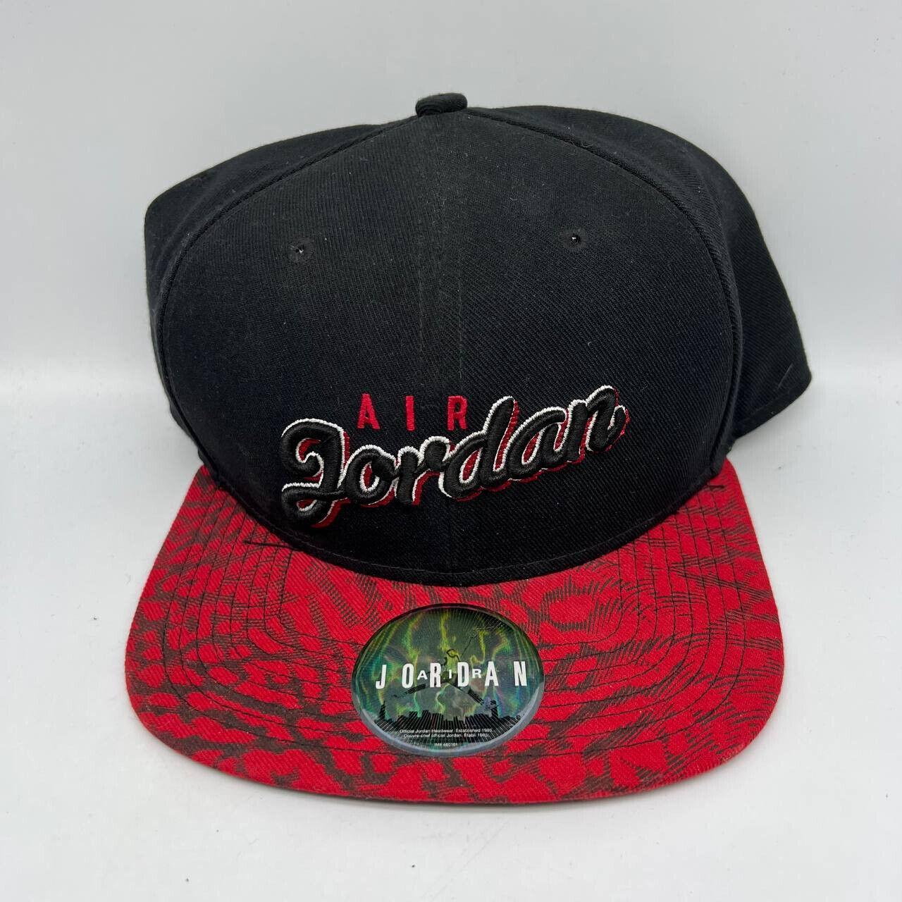 Air Jordan Triple Black Jumpman Hat Snapback... - Depop