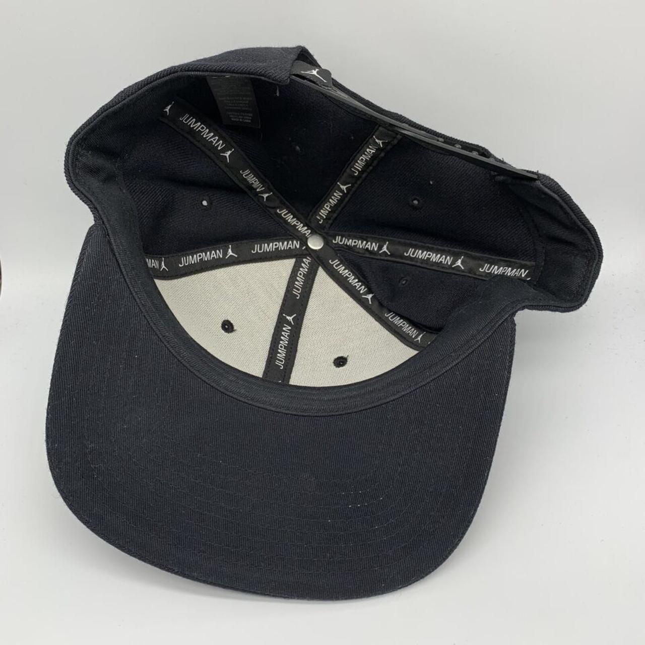 Air Jordan Triple Black Jumpman Hat Snapback... - Depop