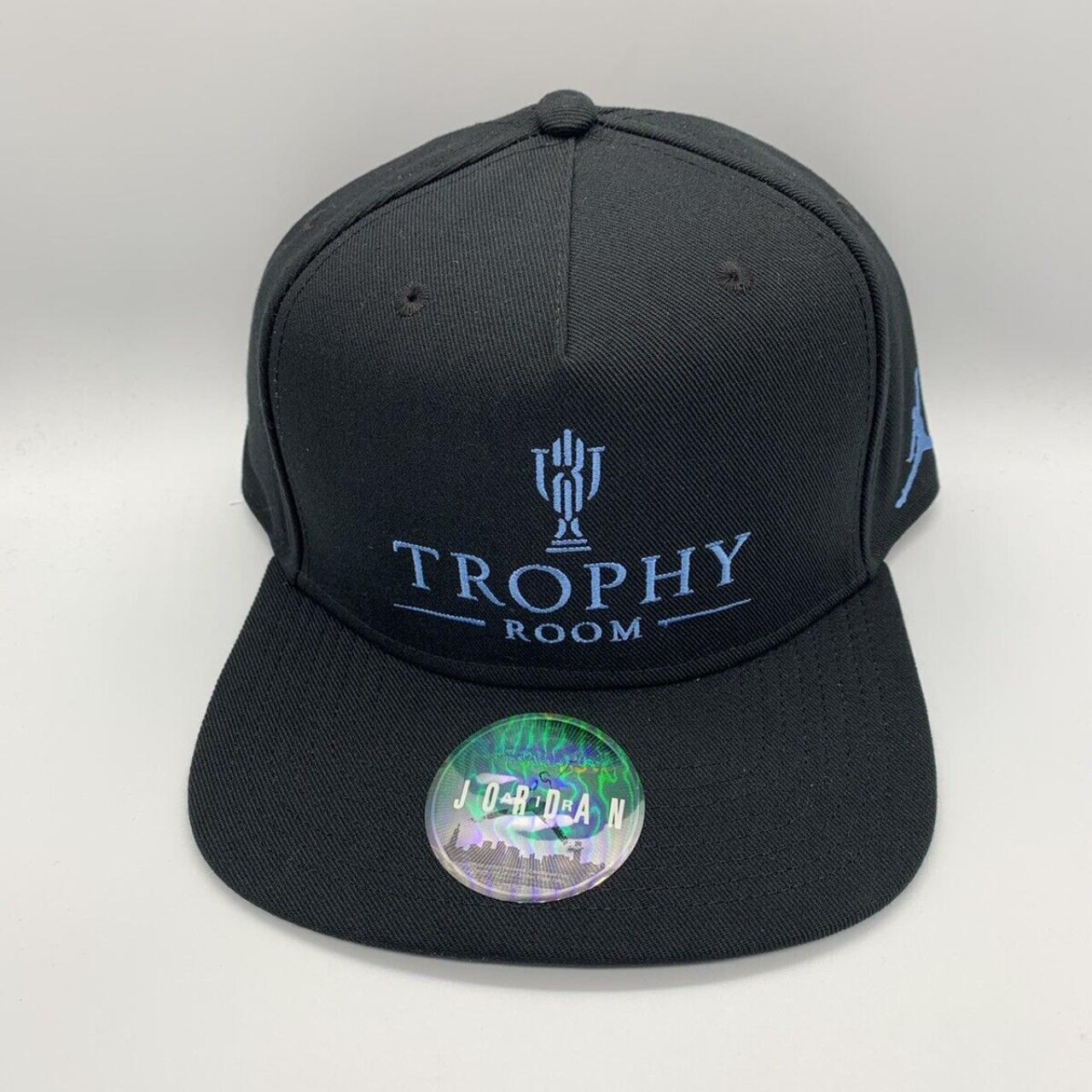 #Jordan Trophy Room Script Black Navy #Jumpman Hat... - Depop