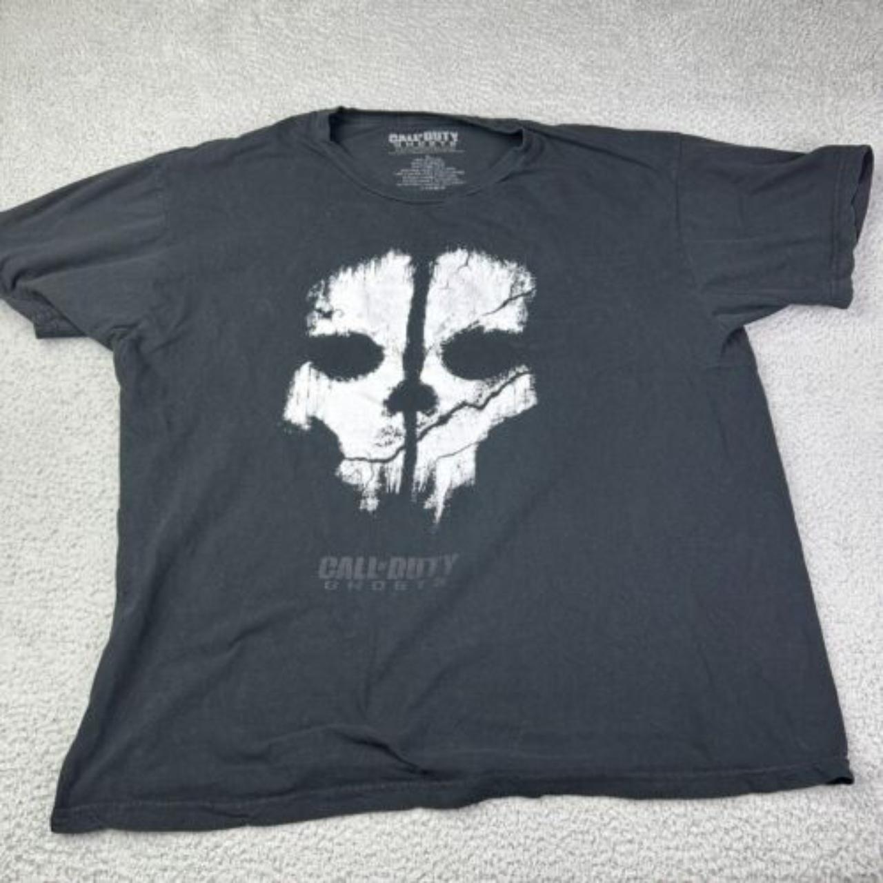 #Call Of #Duty #Ghost Black T Shirt Men Size XL... - Depop