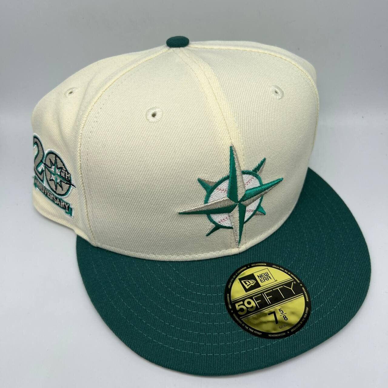 Seattle Mariners MLB Off white 7 3/8 59Fifty New Era... - Depop