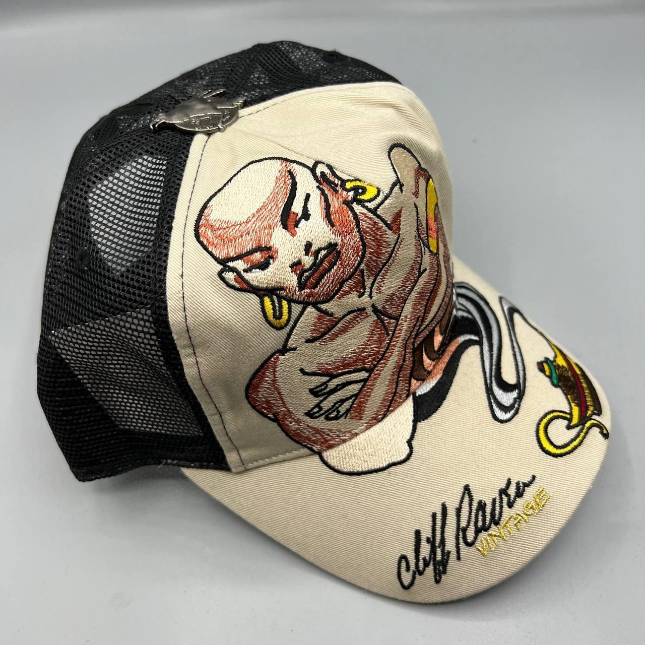Vintage Cliff Raven Hat Brown Ed Hardy Japanese... | Depop