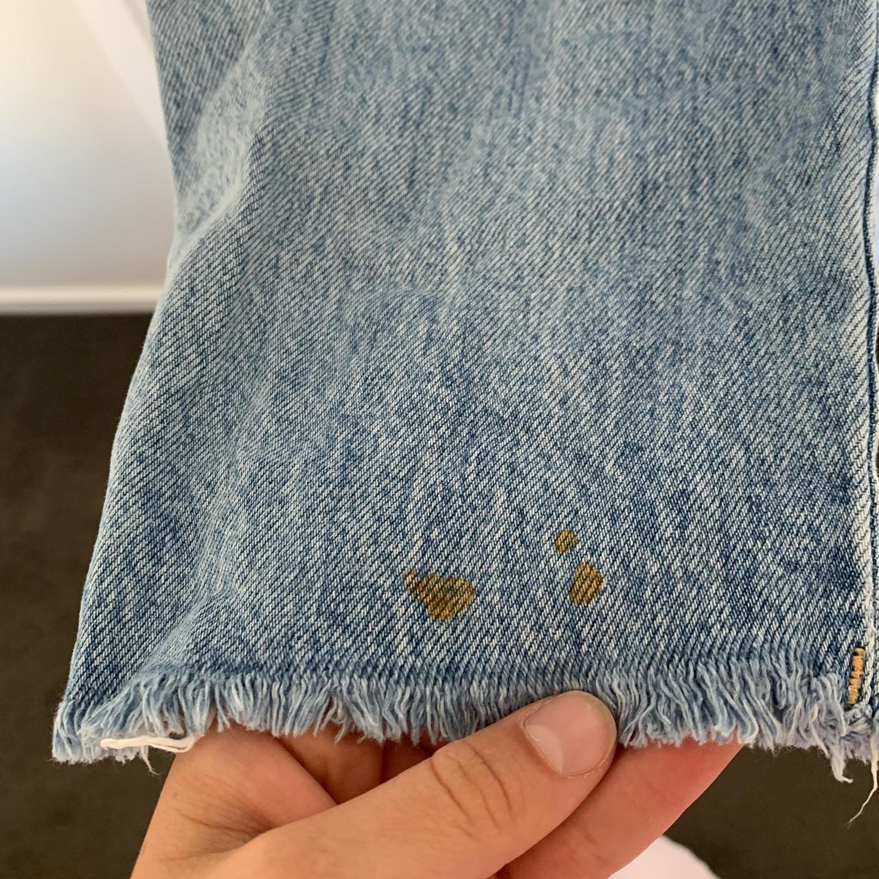 Insight denim overalls. A few small stains. Very... - Depop