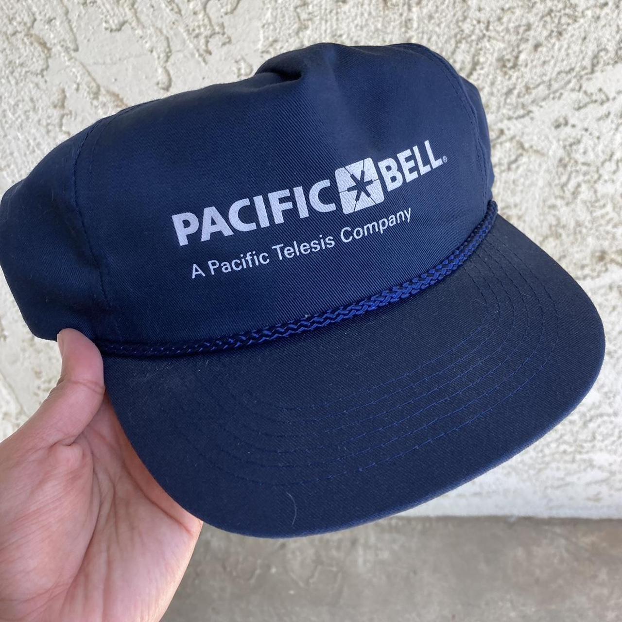 Vintage 80’s Pacific Bell Rope Hat. Adjustable... - Depop