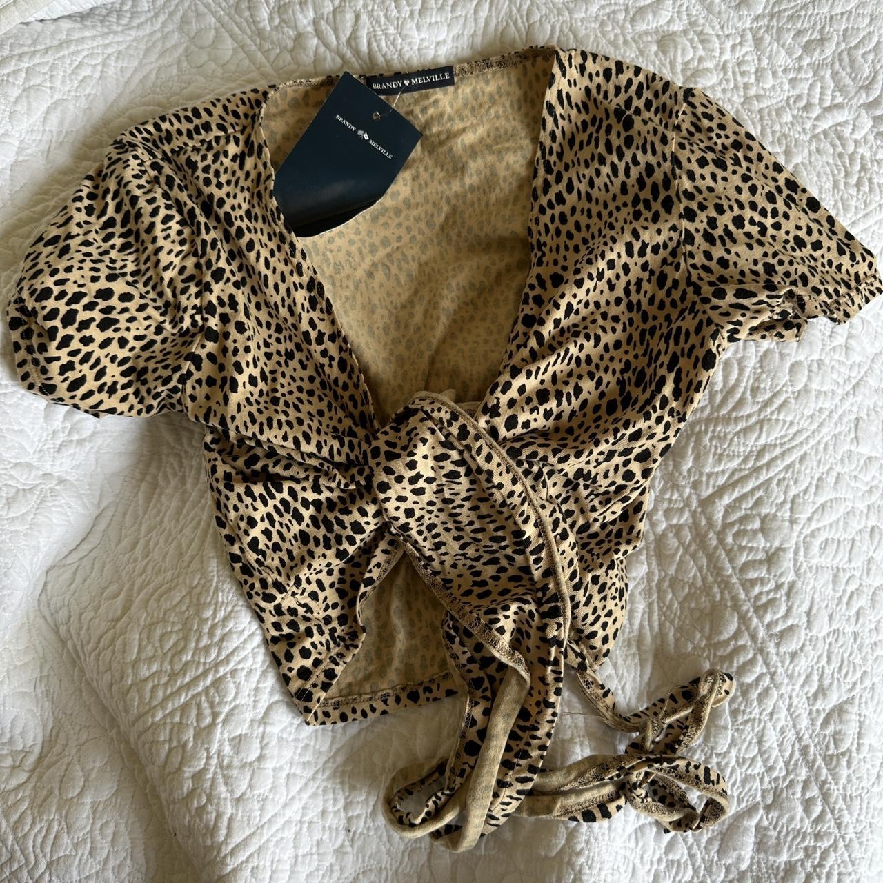 Brandy Melville top - tie up Never worn, still... - Depop