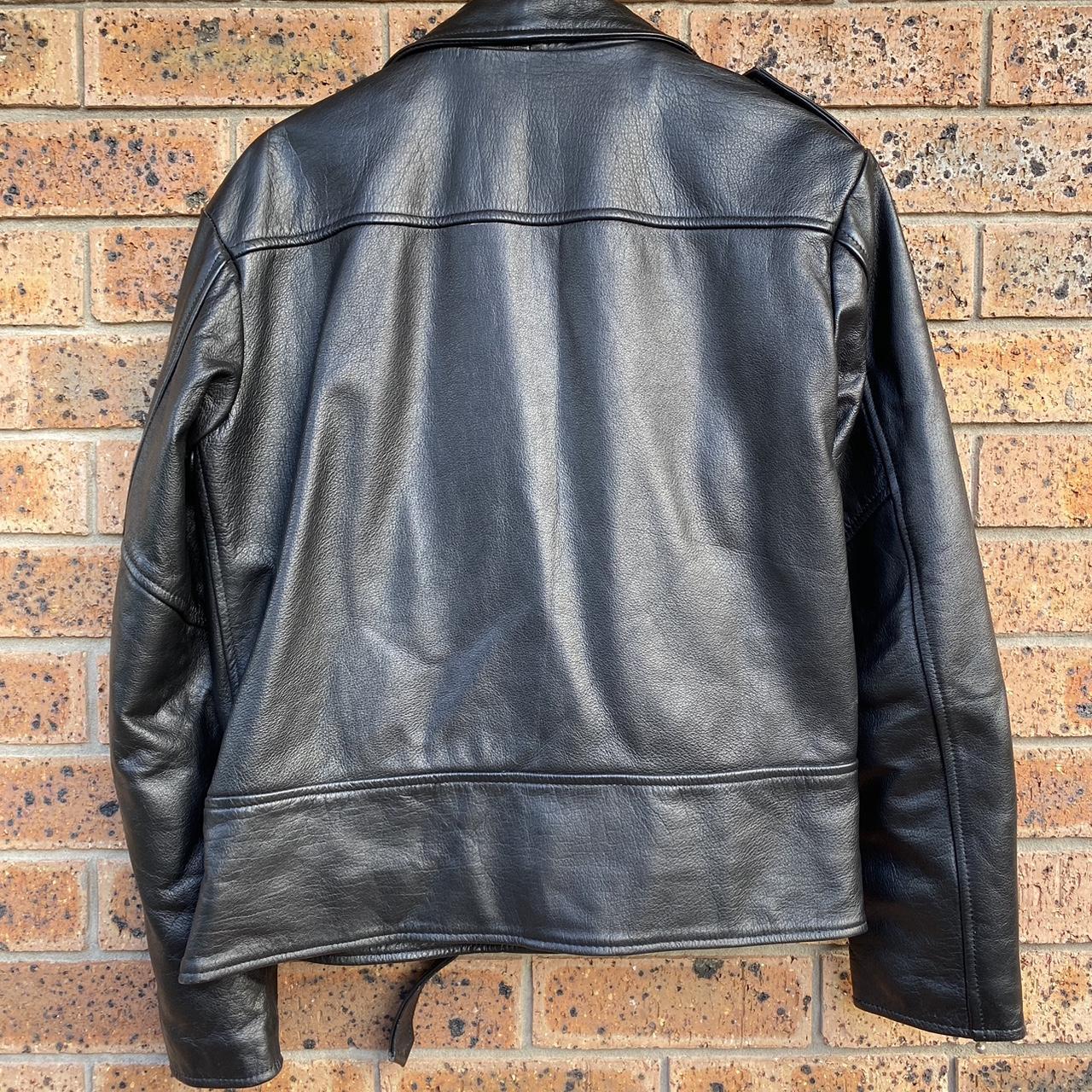 Straight to Hell Commando leather jacket size... - Depop
