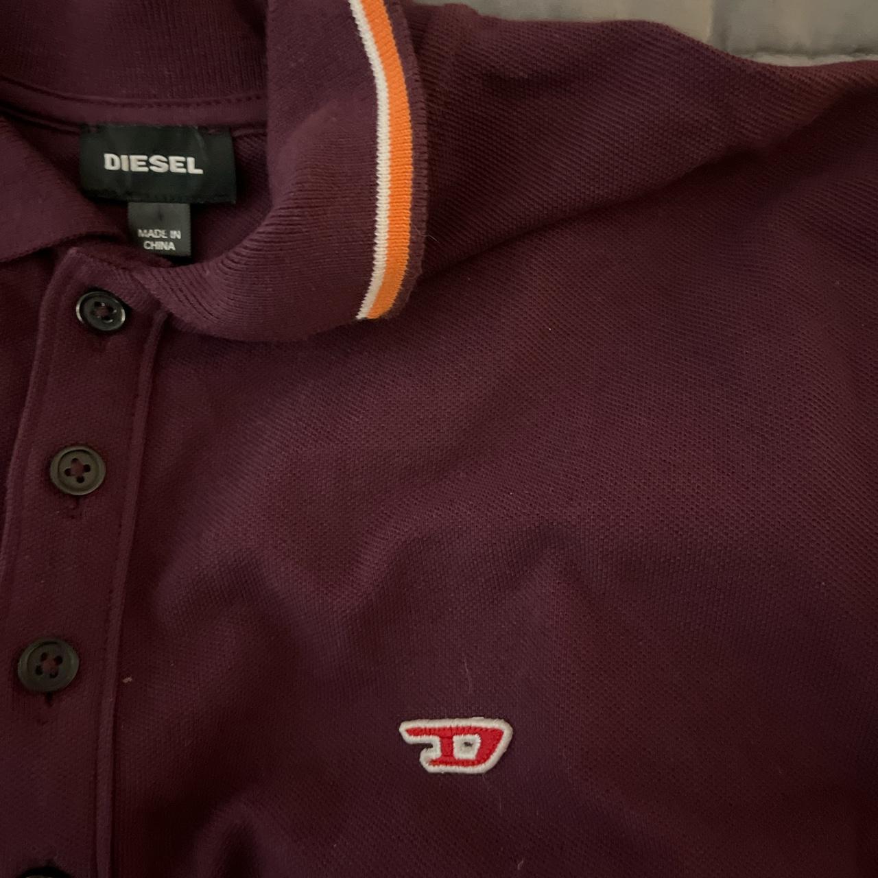 Retro style diesel polo - Depop