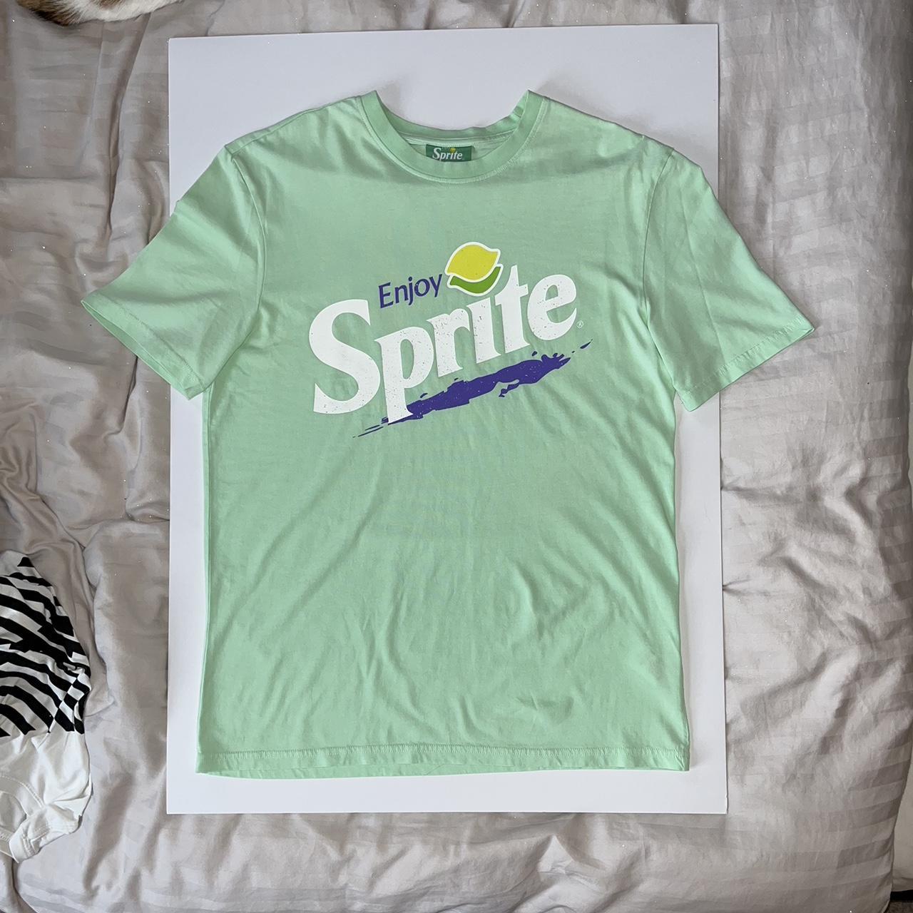 Enjoy Sprite Tshirt Lime green ‘Enjoy Sprite’ tee... - Depop