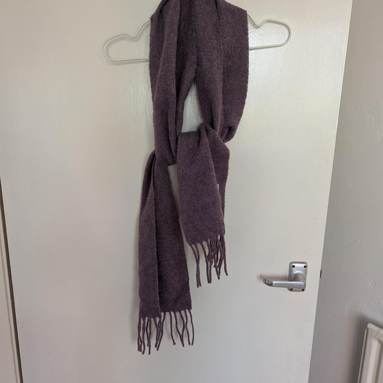 lilac alpaca wool scarf - Depop