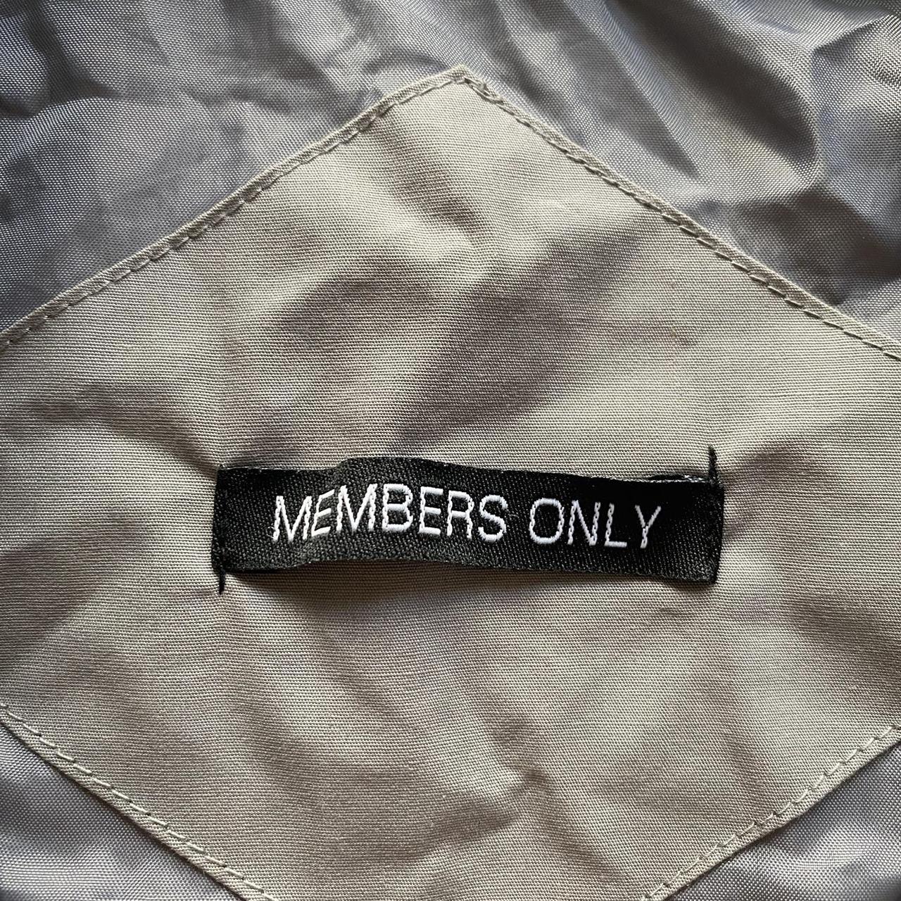 Members Only Men's Grey Jacket | Depop
