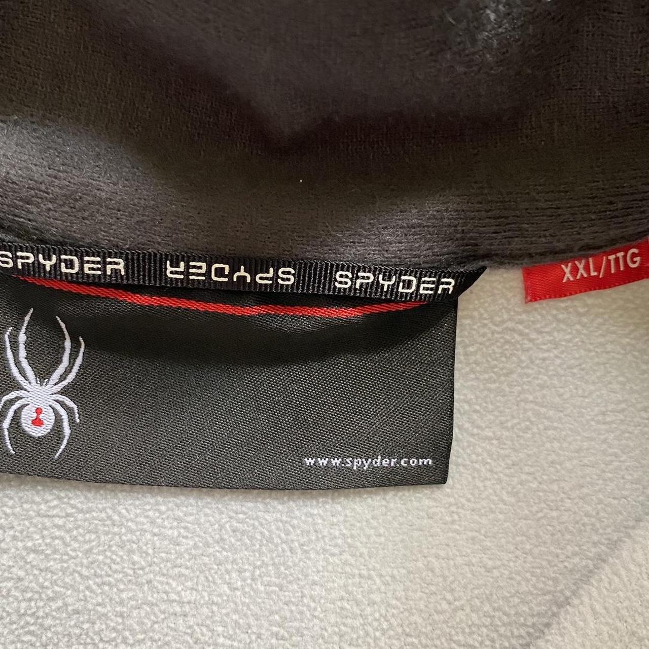 Spyder 1/4 zip sweater Size XXL Grey In... - Depop
