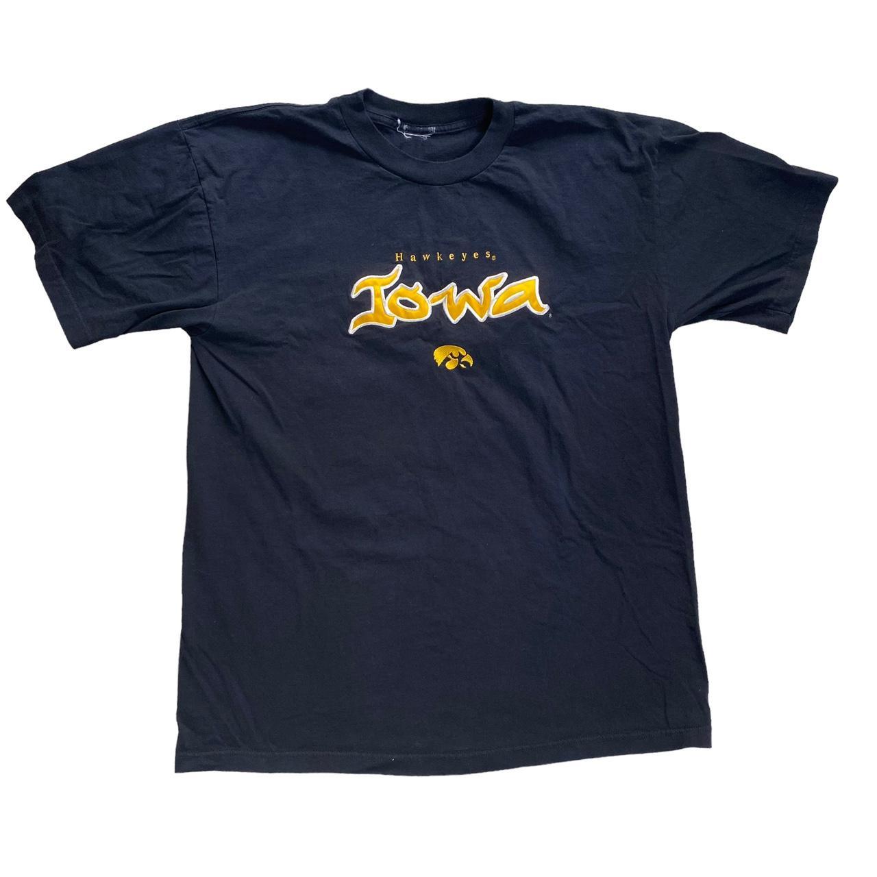 Vintage Iowa Hawkeye embroidered shirt Size... - Depop
