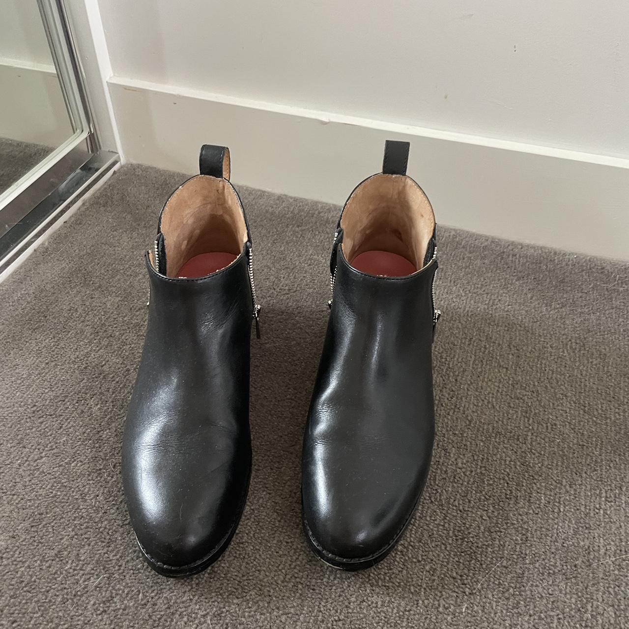 Bared footwear Grebe 2 black leather boots Size... - Depop
