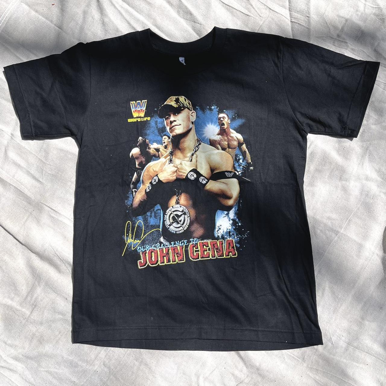 Vintage WWE graphic tee 🔗 Sickest John Cena WWE... - Depop
