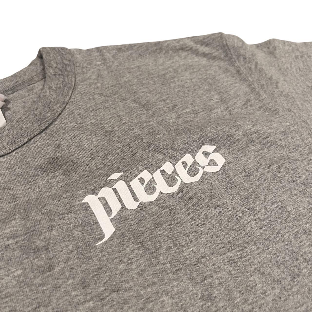 Pieces T-Shirt Brand: #Pieces On a #Champion T shirt - Depop