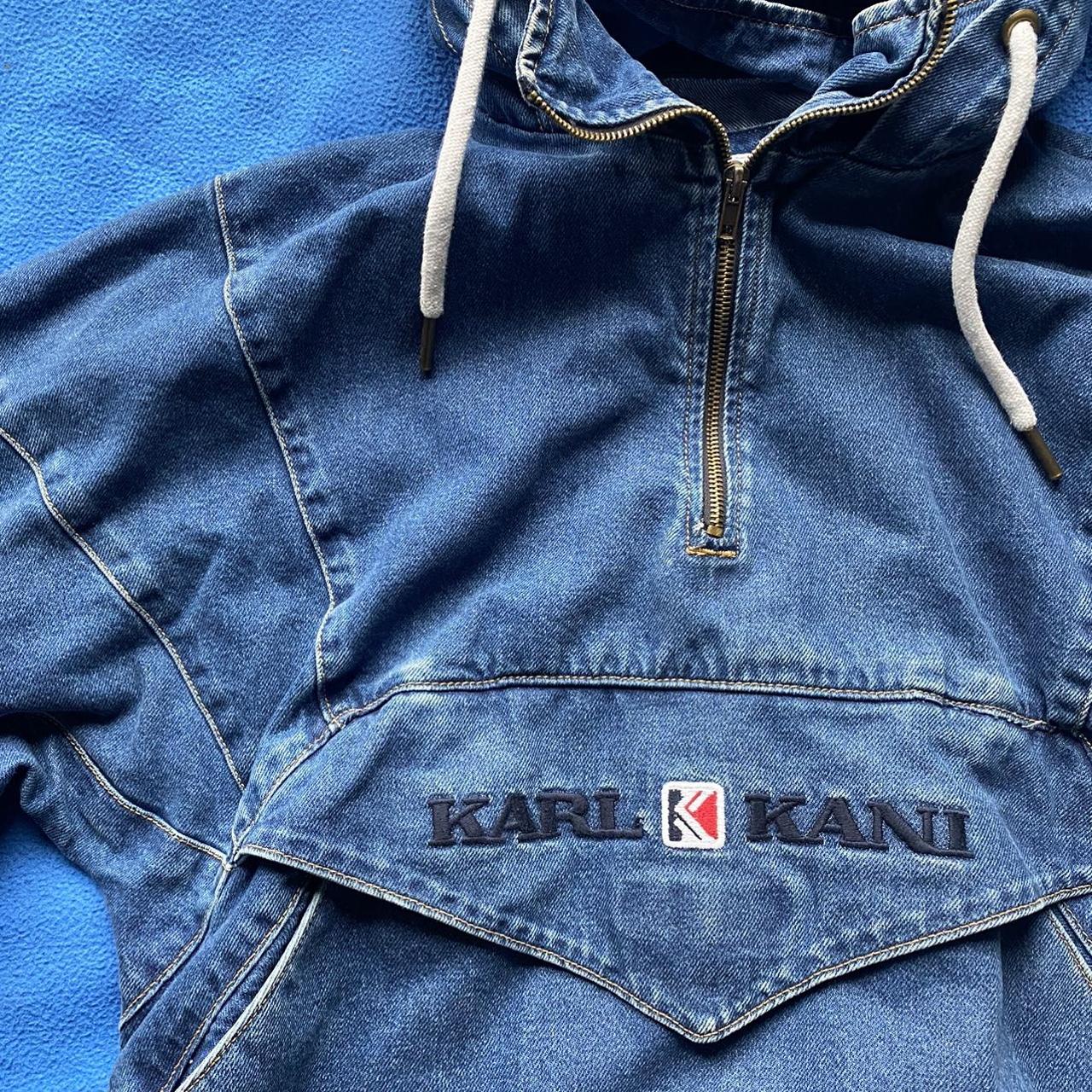 Karl Kani Men's Blue Jacket | Depop