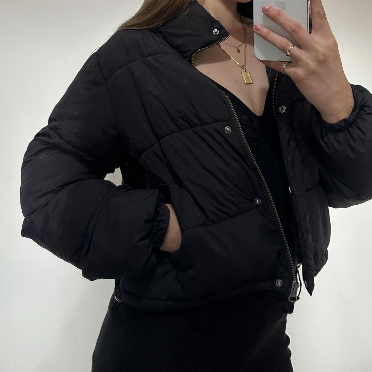 Lilly Loves Black Puffer Jacket – Size... | Depop