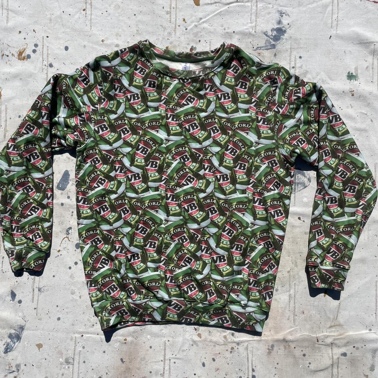 Vintage VB print jumper | Depop