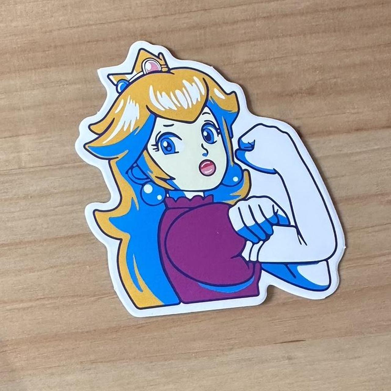 1. Princess Peach Sticker!! Super Mario... - Depop