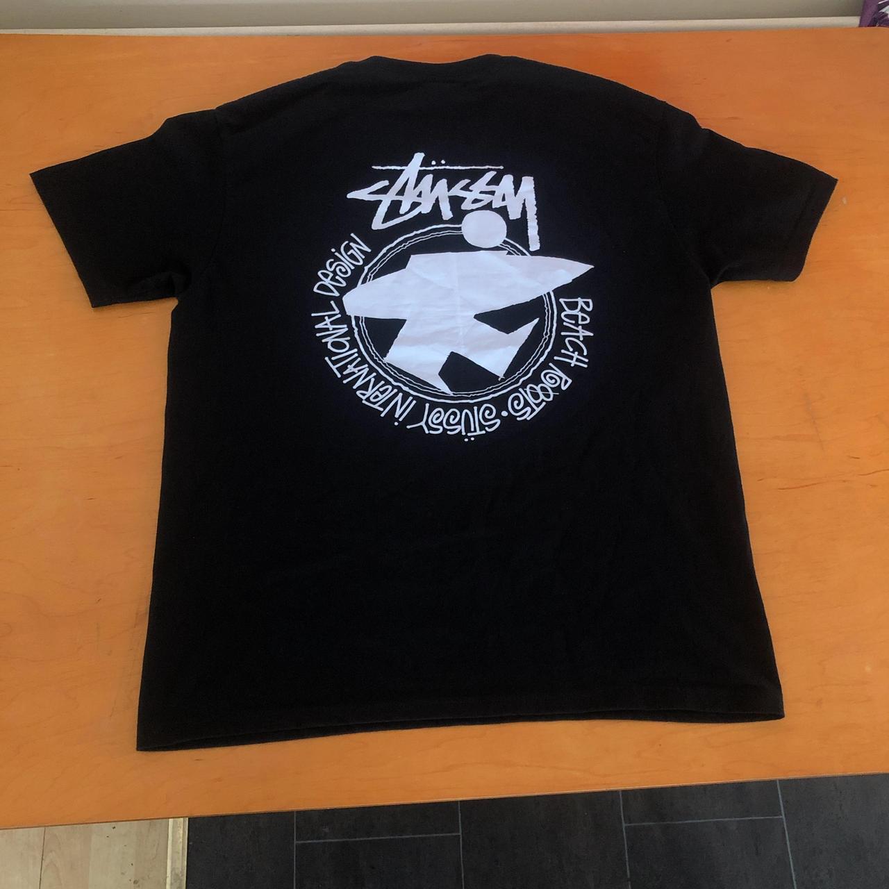 Stussy Beach Roots Pigment Dyed Tee - Depop