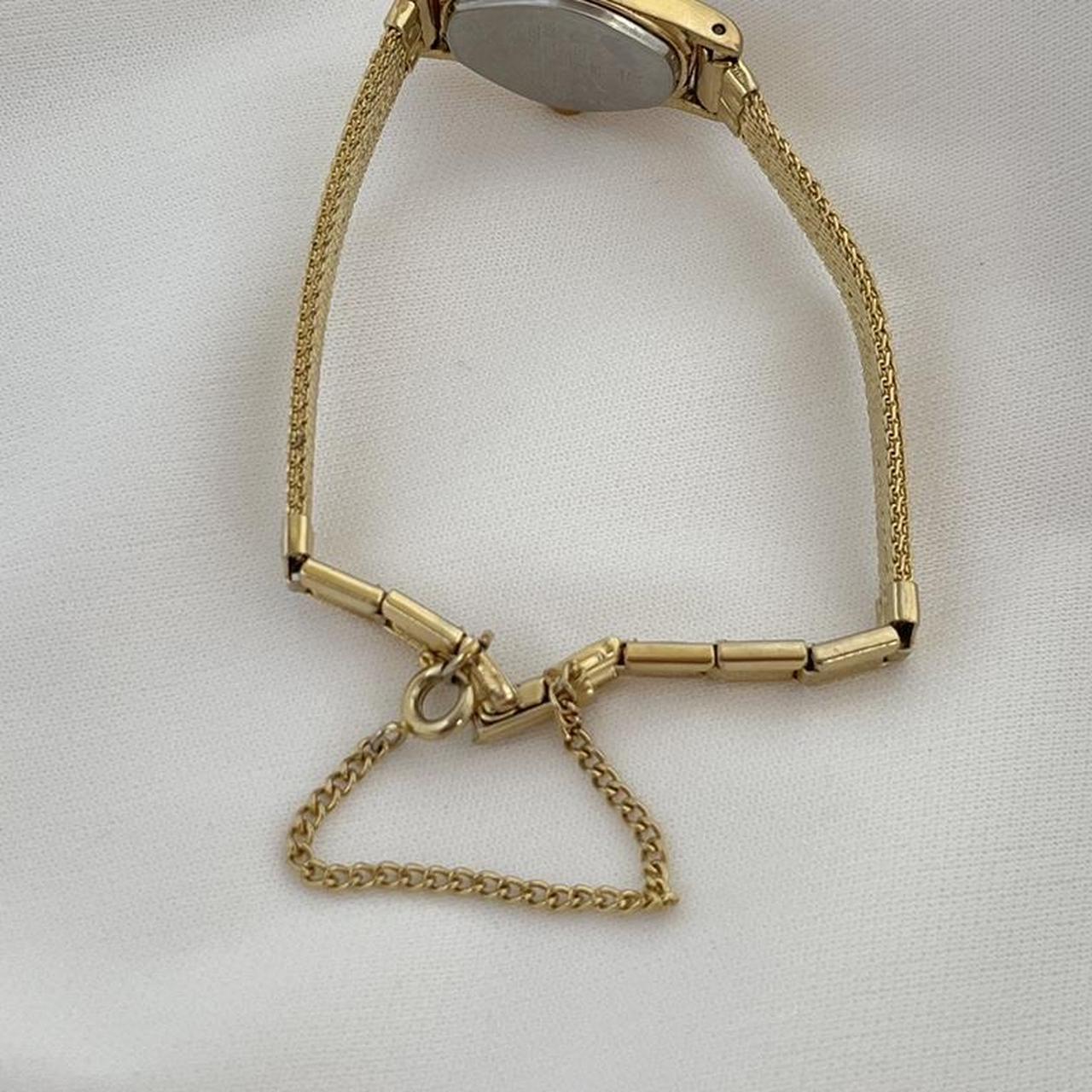 Gold heart watch -Dainty old money vintage gold... - Depop