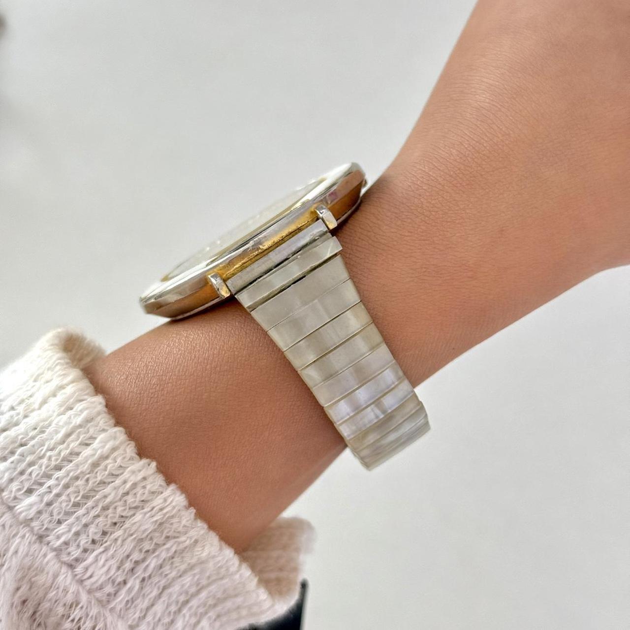 Maximalist art deco abalone shell watch From the... | Depop