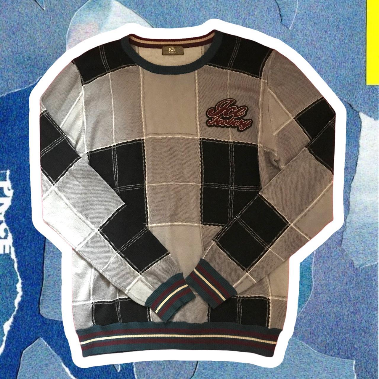 Ice Iceberg tartan print jumper. DETAILS: • Modern... - Depop