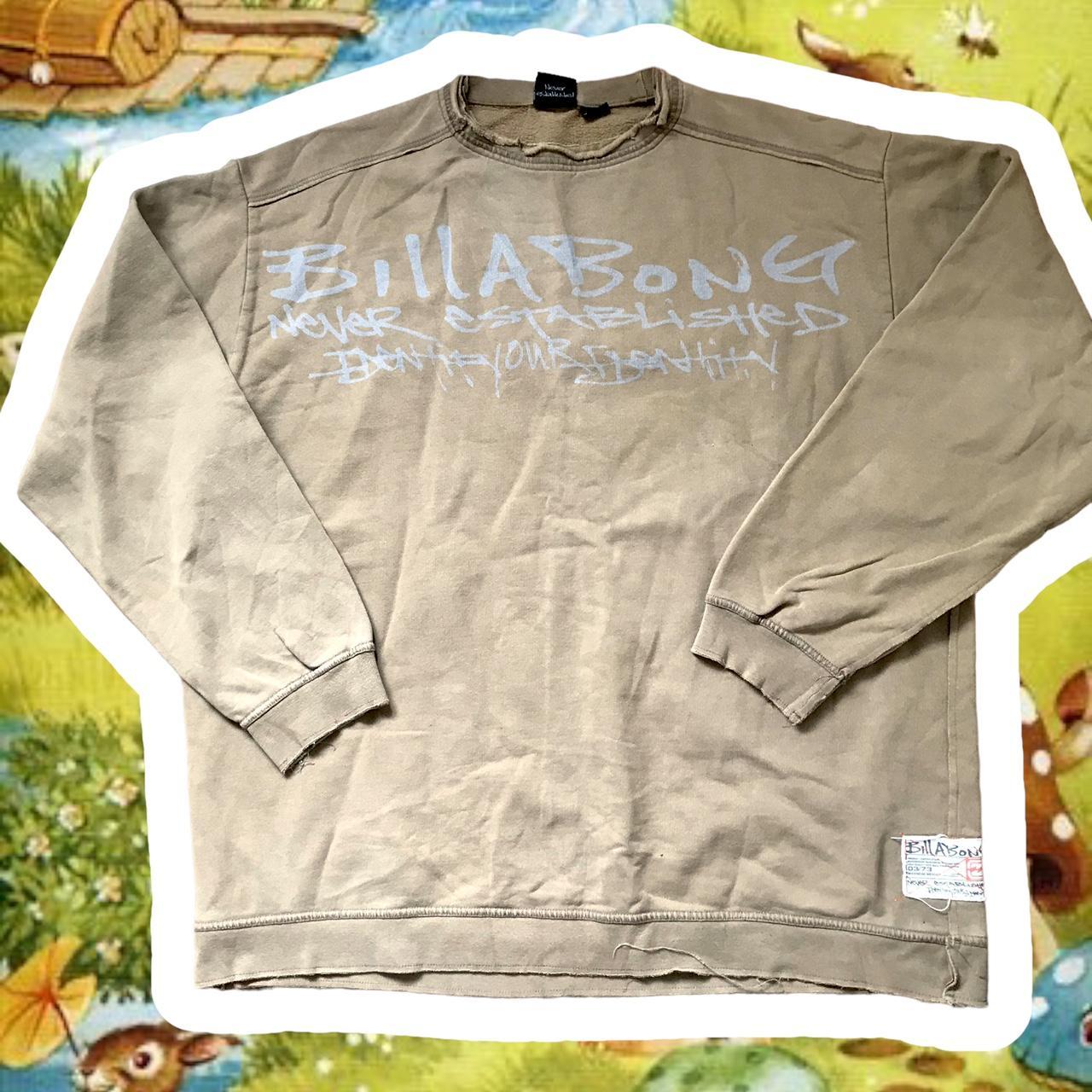 Vintage Y2K Billabong graphic sweater. DETAILS: •... - Depop