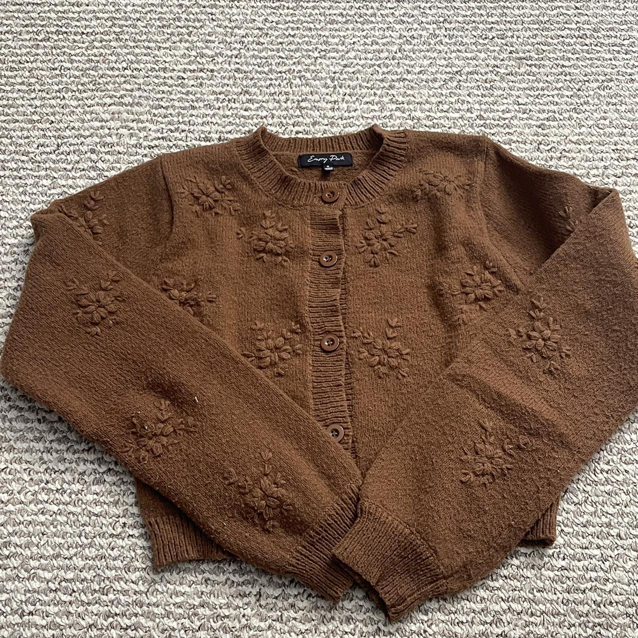 Cottage Core Cardigan brand: Emory Park (originally... - Depop