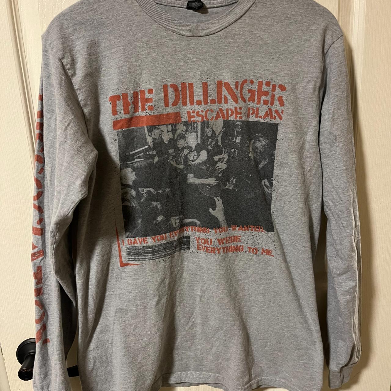 Dillinger Escape Plan long sleeve, printing on one... - Depop