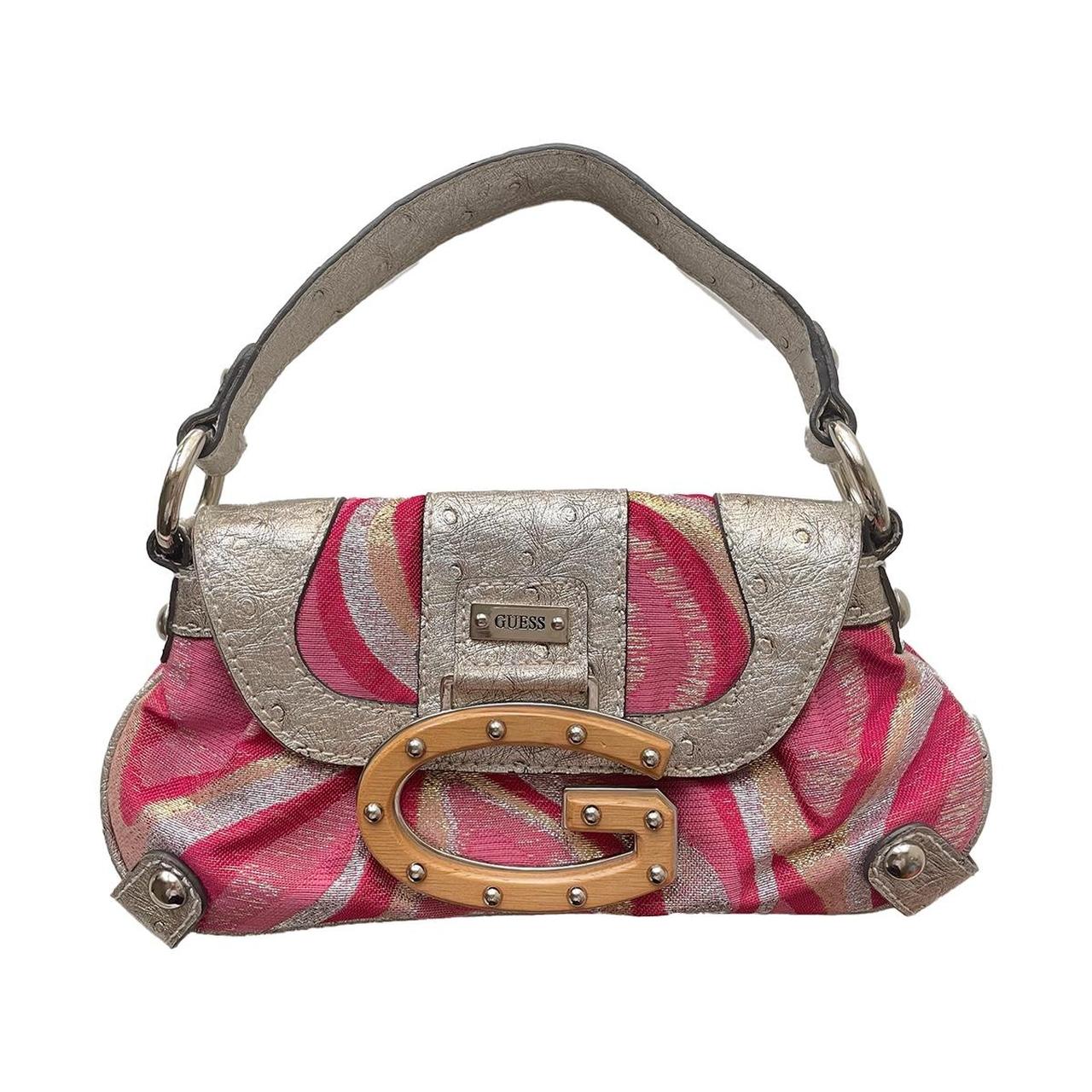 Authentic vintage pink Guess mini hand bag / purse... - Depop