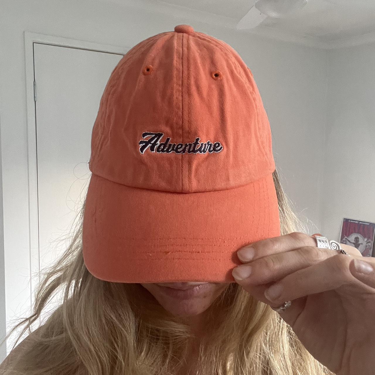 Orange adventure cap Shipping at buyers expense - Depop