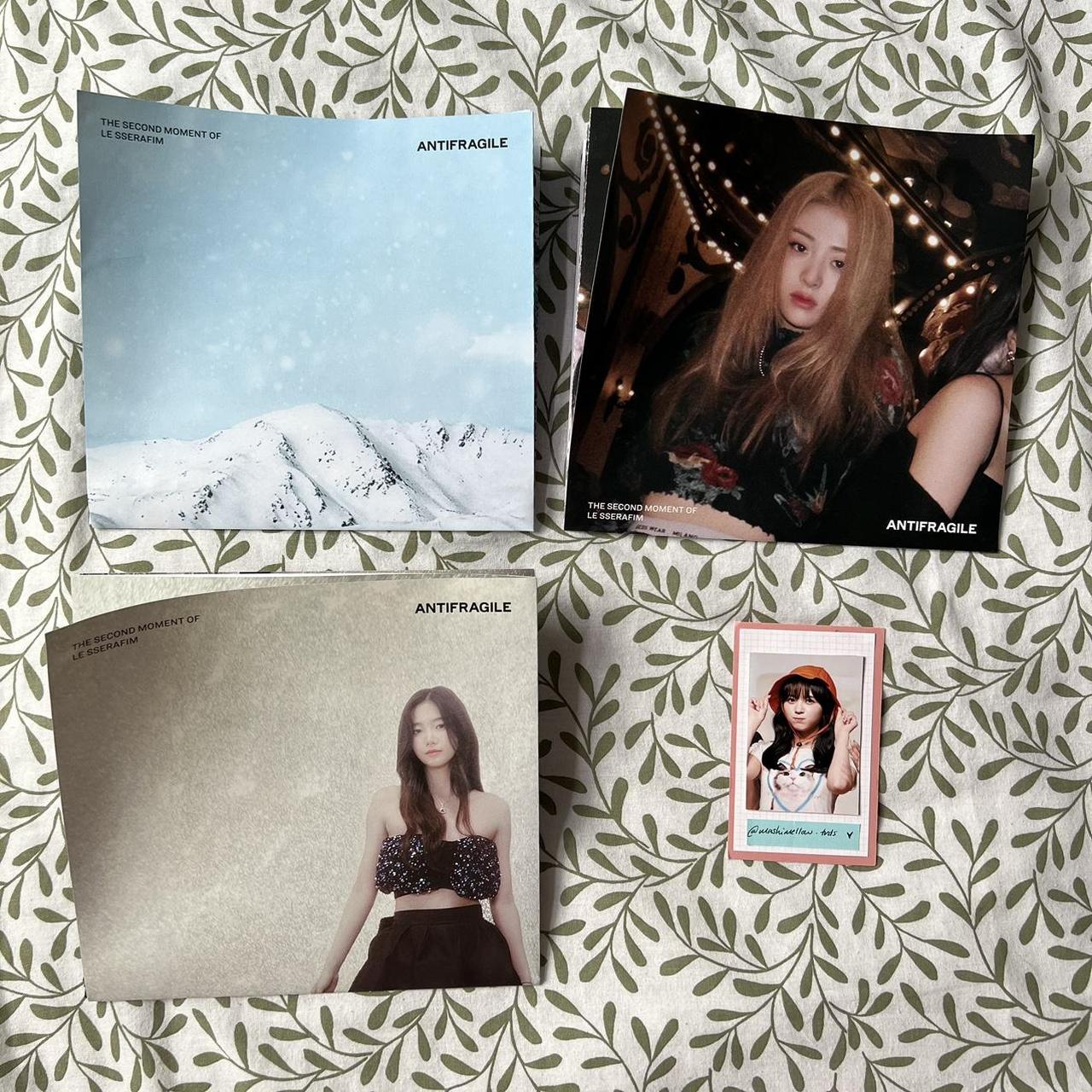 WTS LESSERAFIM ANTIFRAGILE ALBUM POSTERS instant... - Depop