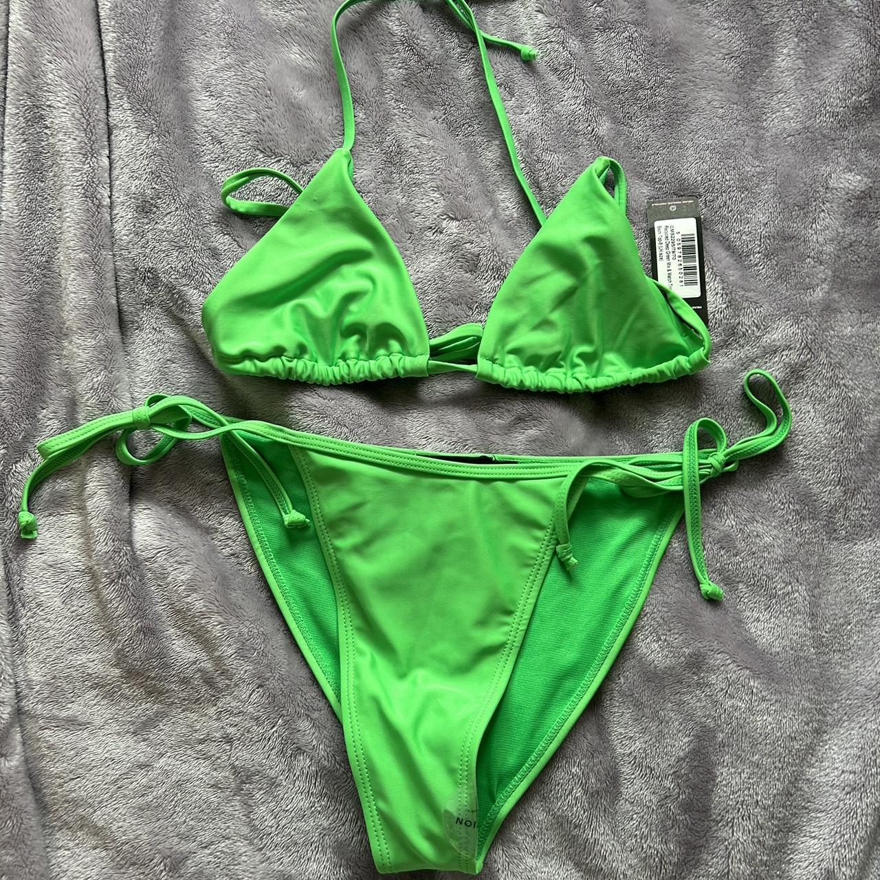 Pretty little thing green bikini With tags never... - Depop