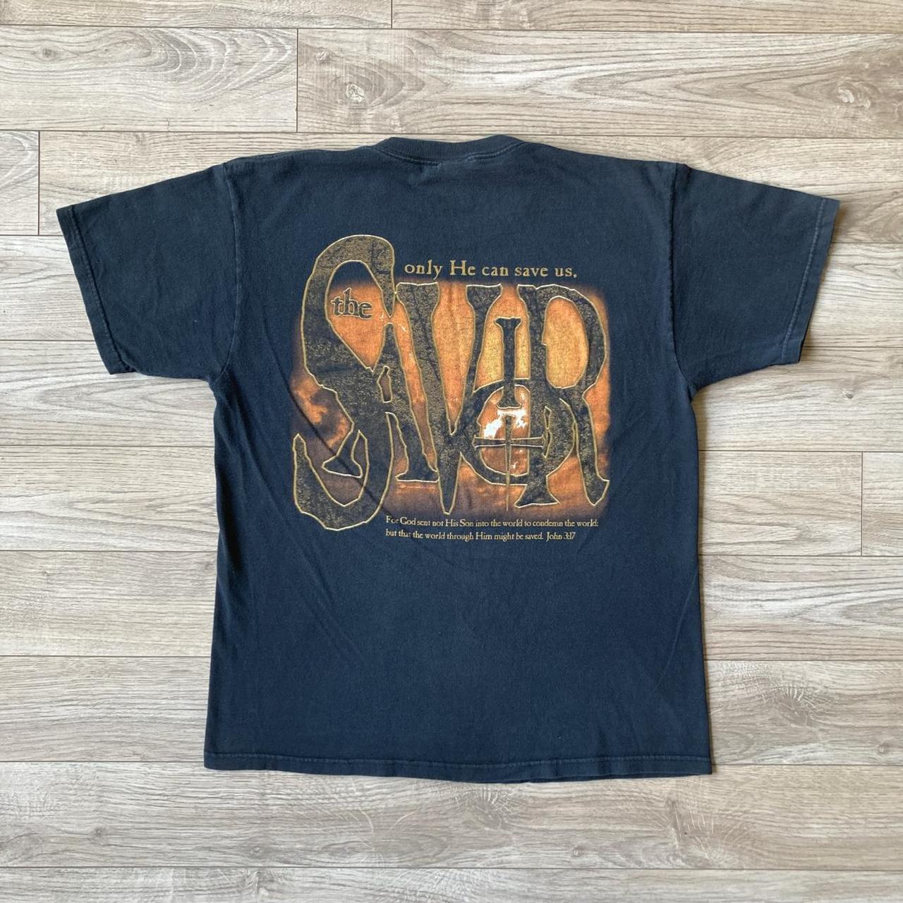 y2k jesus tee john 3:16 W21 L28 savior... | Depop